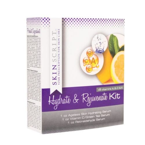 Skin Script Skin Care Hydrate and Rejuvenate Kit - dermascope